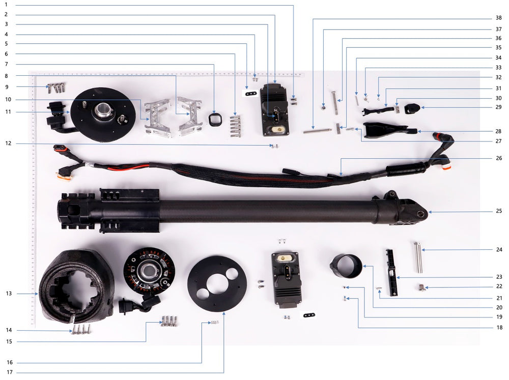 T50 M2 Arm Kit(Unassembled) – Drone Robotics Tech
